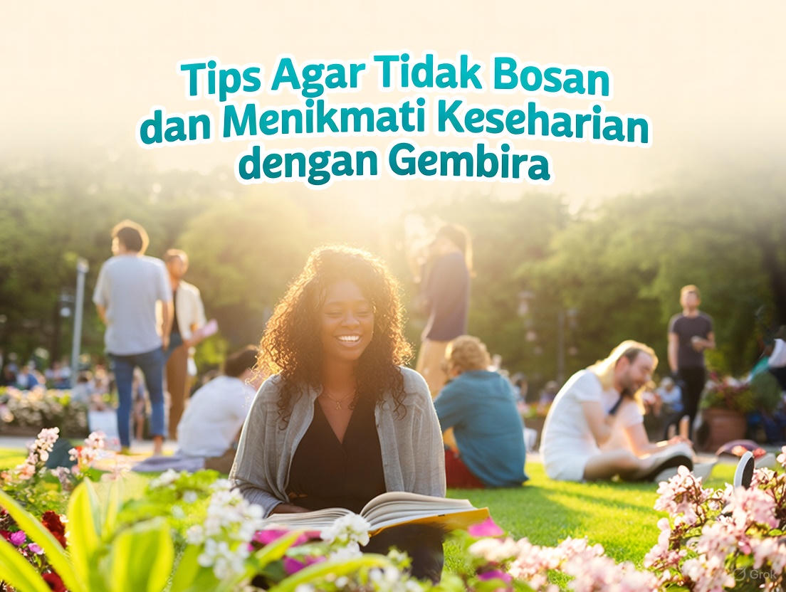 Tips Agar Tidak Bosan dan Menikmati Keseharian dengan Gembira - Halo ...