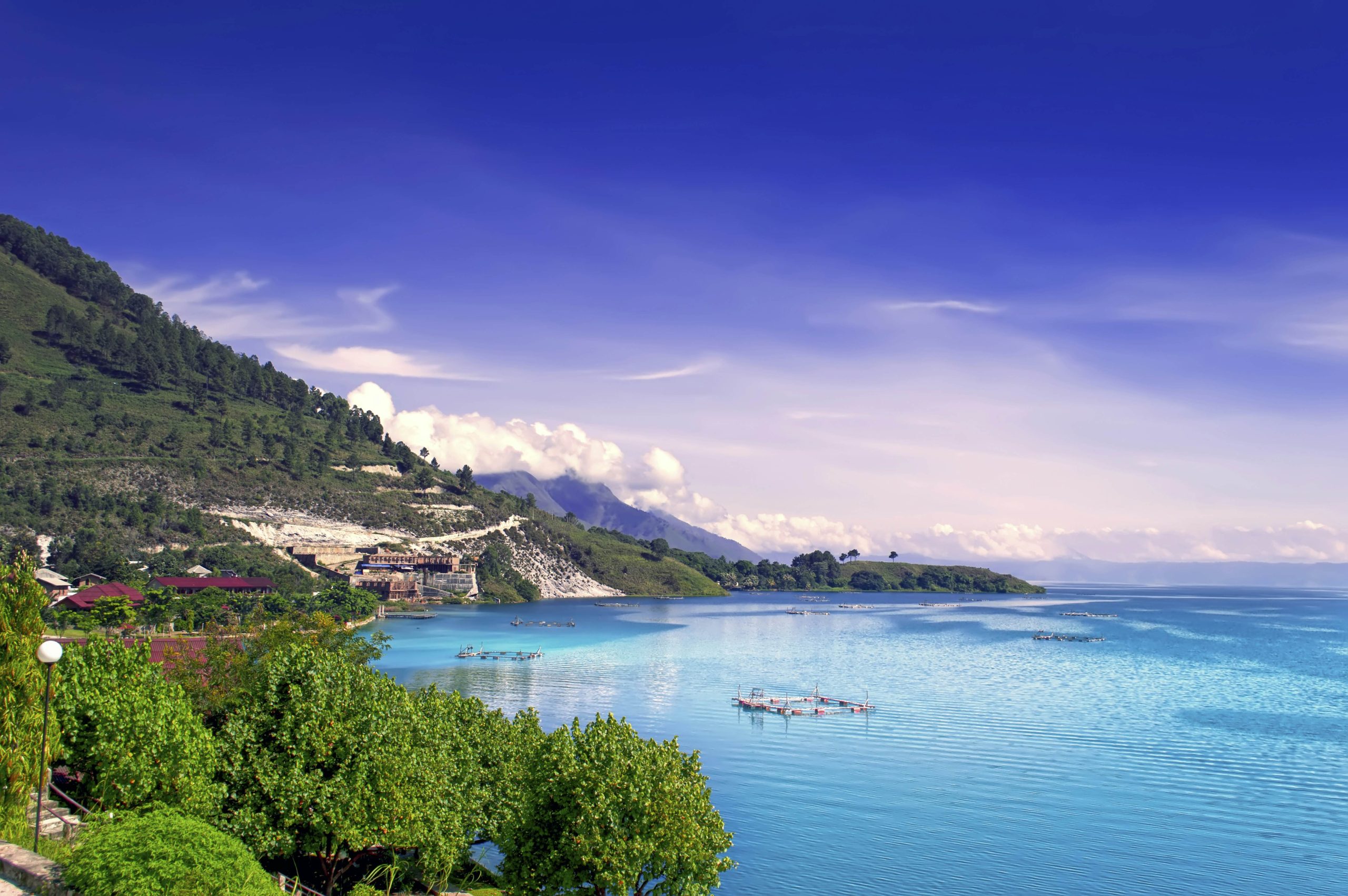 Danau Kembar Solok Sumatera Barat view from above - Halo Nusantara