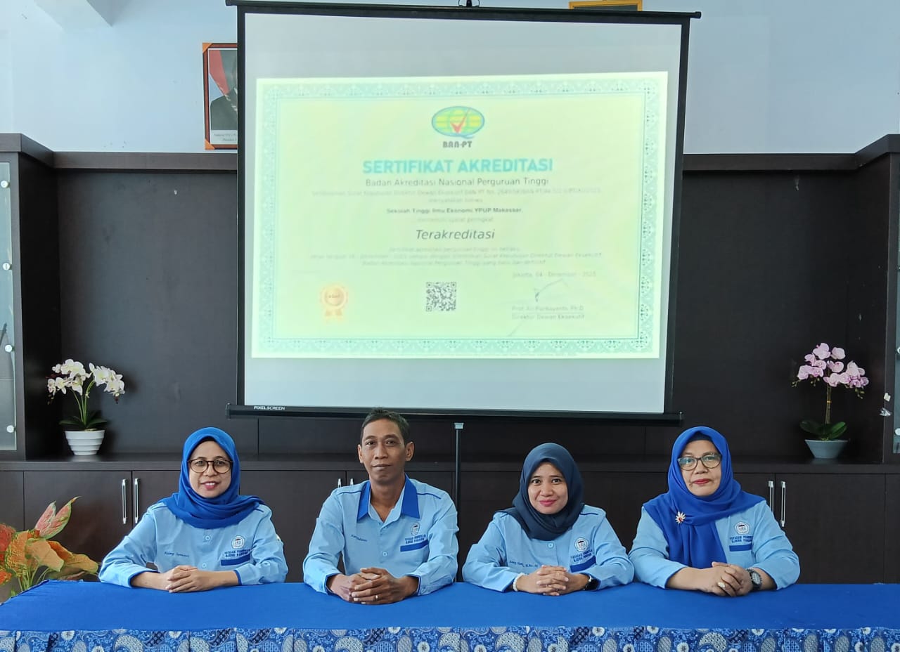 STIE YPUP Resmi Terakreditasi BAN PT - Halo Nusantara